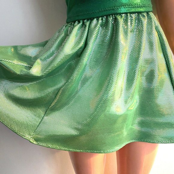 Handmade | Toys | Green Top Lightgreen Mini Skirt For My Size Barbie ...